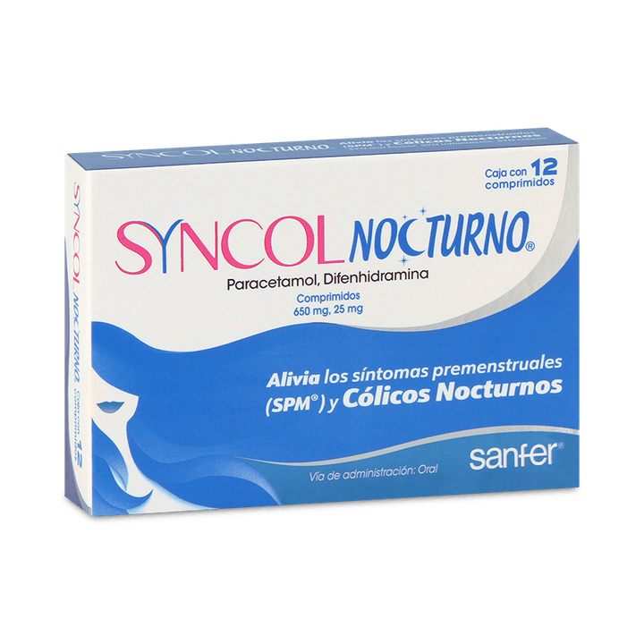 San Fer Analgésico Syncol Nocturno 12 Pz - Mi Tienda del Ahorro