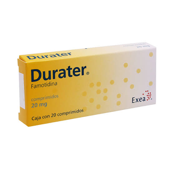 Senosiain Durater 20 Mg 20 Comprimidos Famotidina - H-E-B México