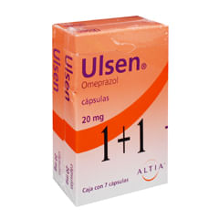 Senosiain Ulsen 20 Mg 7 Cap Oferta 1+1 Omeprazol 7 - H-E-B México