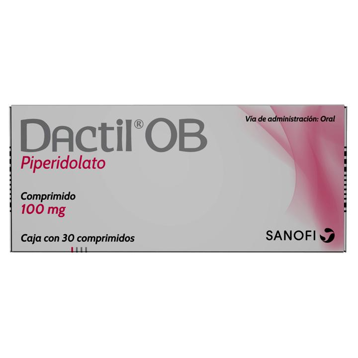 Sanofi Rx Dactil-Ob 100 Mg C/30 Cpr Peperidolato - H-E-B México