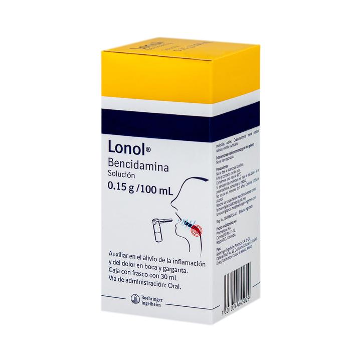 Sanfer Lonol Bencidamina En Spray 30 ml - H-E-B México
