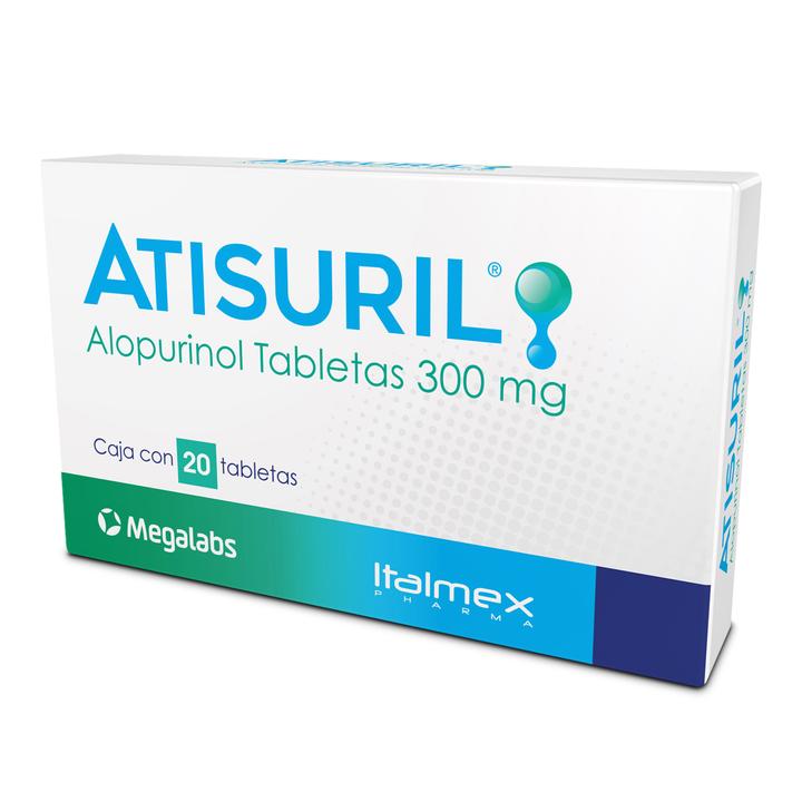 Italmex Atisuril 300 Mg Alopurinol 20 Tab 20 Pz - H-E-B México