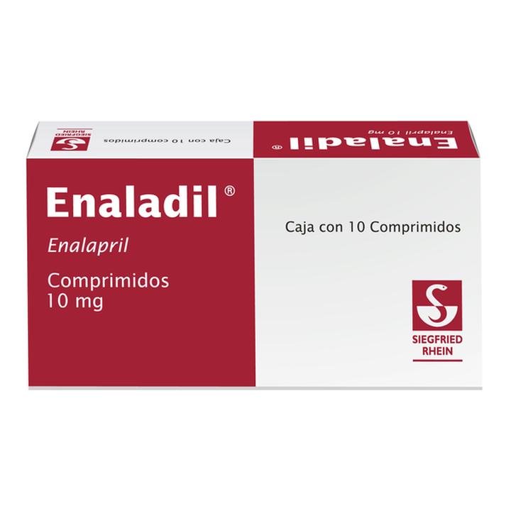 Siegfried Enaladil 10 Mg 10 Tab Enalapril 10 Pz - H-E-B México