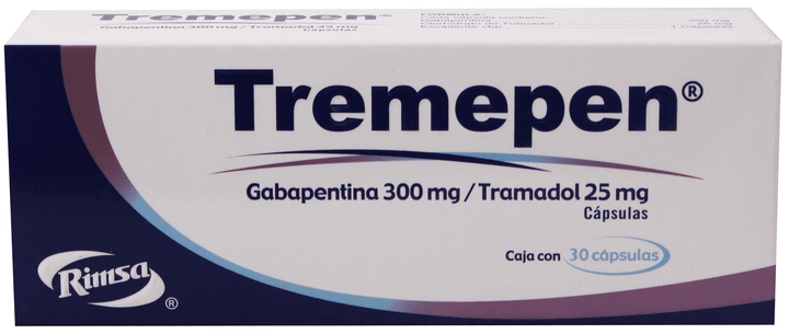 Rimsa Tremepen 300/25 Mg Caps 30 30 Pz - H-E-B México