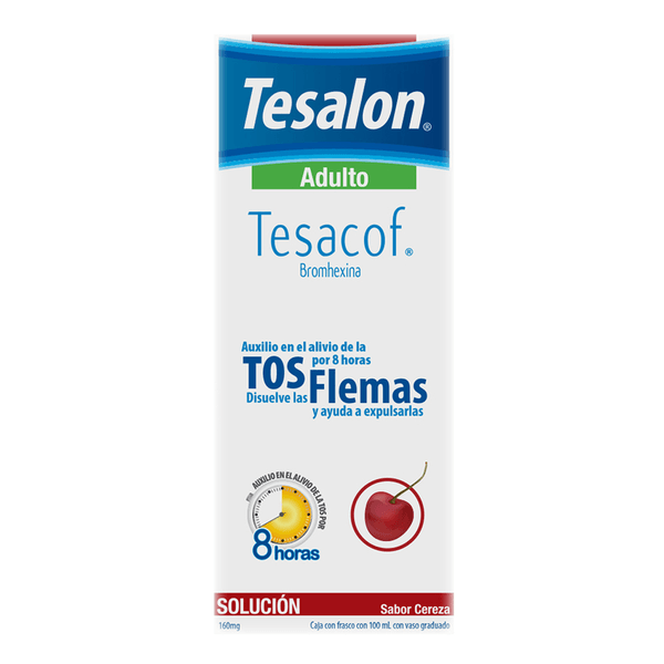 Tesalon Tesacof Jarabe Adultos Tos Con Flemas 100 ml - Mi Tienda del Ahorro