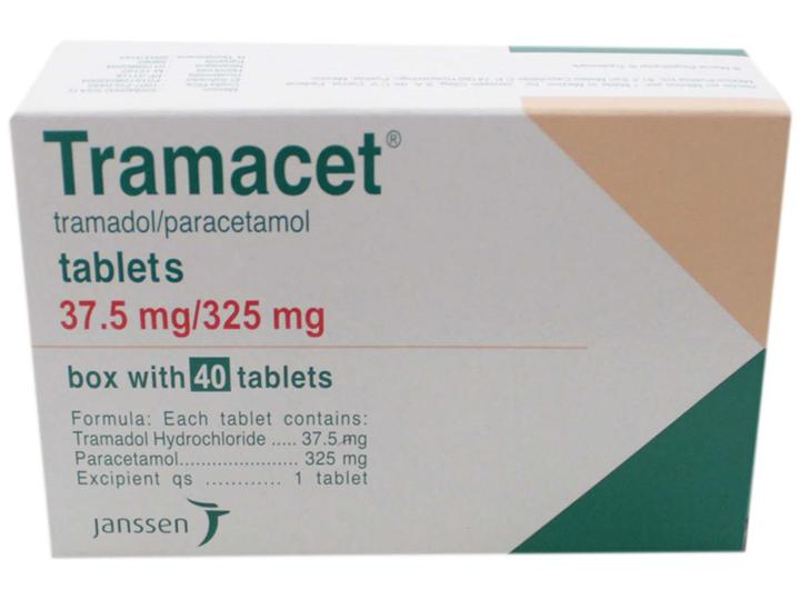Janssen Tramacet 37.5/325mg Tab 40 Tramadol, Parac - H-E-B México