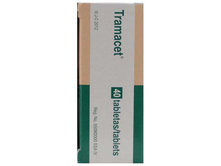 Janssen Tramacet 37.5/325mg Tab 40 Tramadol, Parac - H-E-B México
