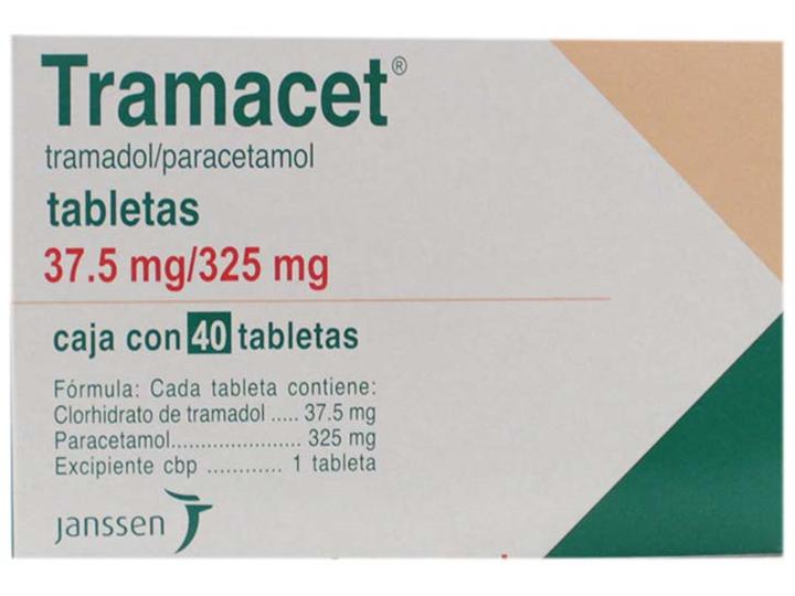 Janssen Tramacet 37.5/325mg Tab 40 Tramadol, Parac - H-E-B México