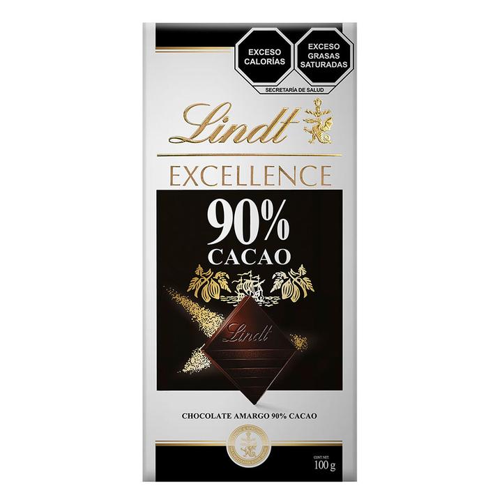 Lindt Chocolate Amargo Excellence 90% Cacao 100 g - H-E-B México
