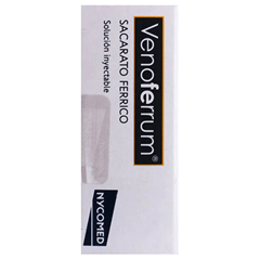 Takeda Venoferrum 100mg Amp 1x5 Ml Sacarato Ferric - H-E-B México