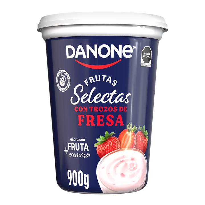 Danone Frutas Selectas Yogurt con Fresa 900 g - Mi Tienda del Ahorro