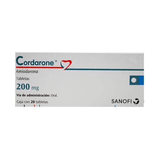 Sanofi Rx Cordarone 200 Mg 2o Tab Amiodarona 20 Pz - H-E-B México