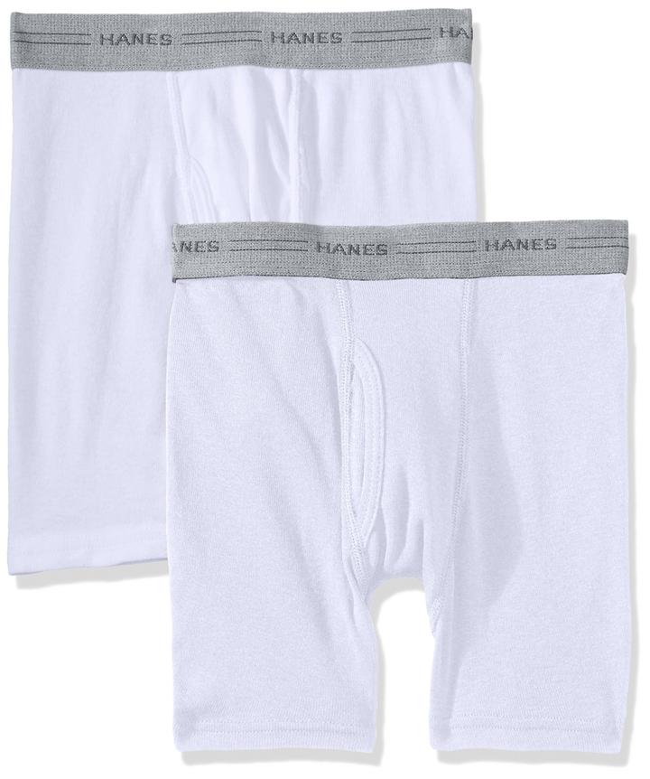 Hanes Boxer 2- Pack Niños Brief (Azul Jaspe-Gris) - H-E-B México