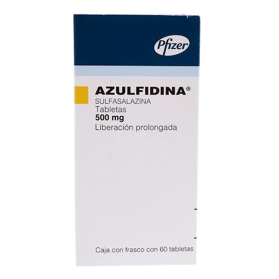 Pfizer Pbg Azulfidina 500 Mg 60 Tab. Sulfasalazina - H-E-B México
