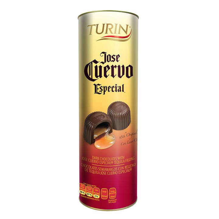 Turin Tequila José Cuervo Especial Chocolates con Licor Tubo 200 g - H ...
