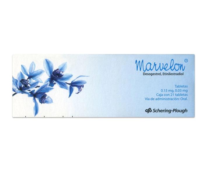 Organon Marvelon 0.15/0.03 Mg Tab 21 21 Pz - H-E-B México