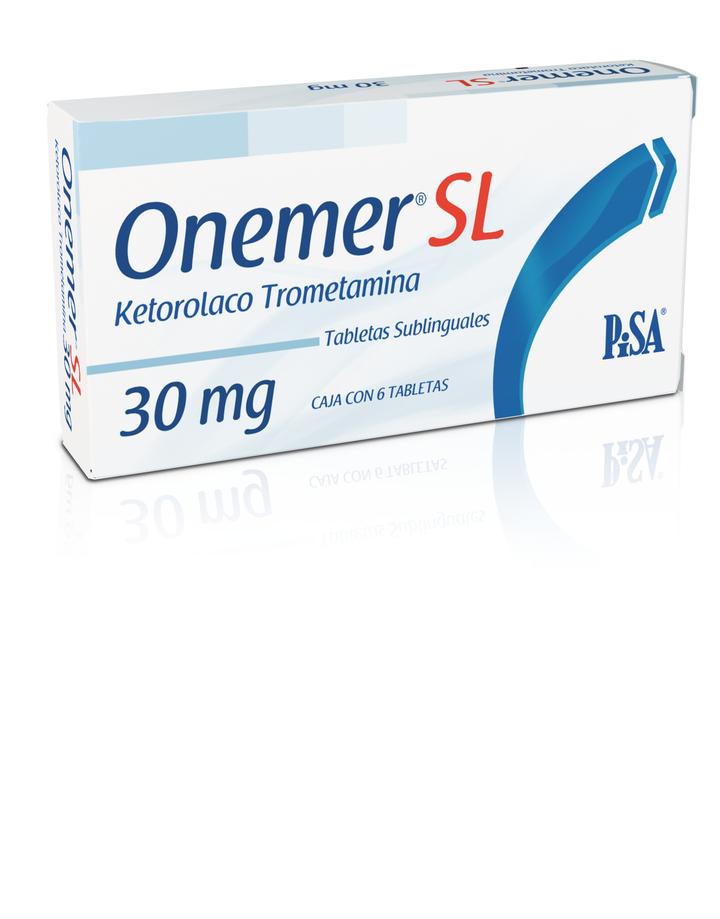 Pisa Onemer-Sl 30mg Sublin Tab6 Ketorolaco, Tromet - H-E-B México
