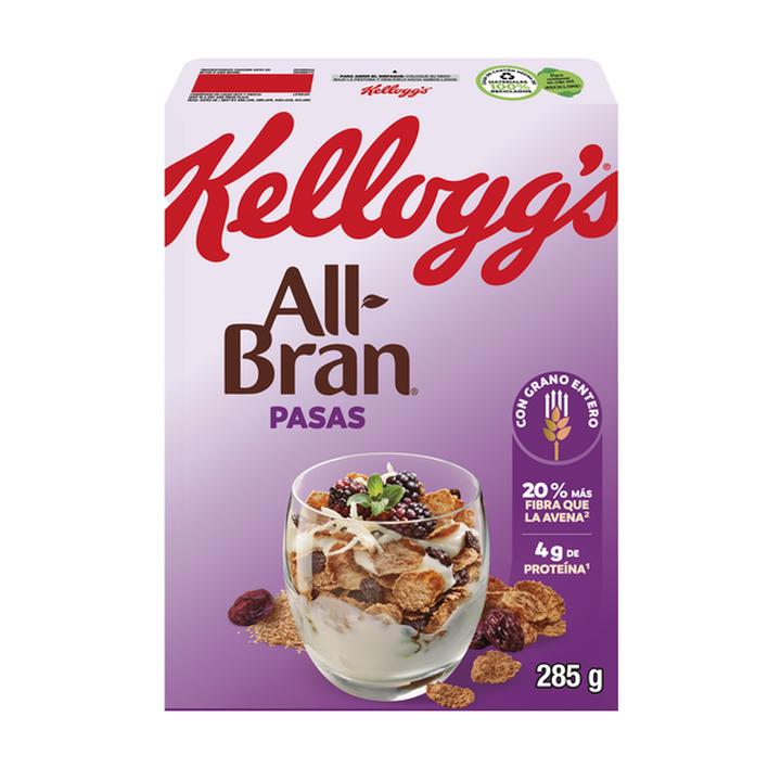 Kelloggs Cereal All Bran Pasas 285 g - Mi Tienda del Ahorro