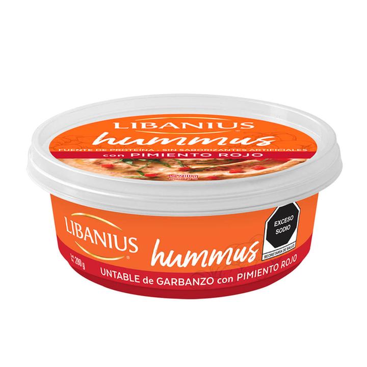 Libanius Humus Pimineto Rojo 280 g - H-E-B México