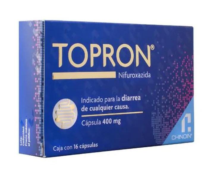 Prod Fceut Topron 400 Mg Capsulas 16 Pz - H-E-B México