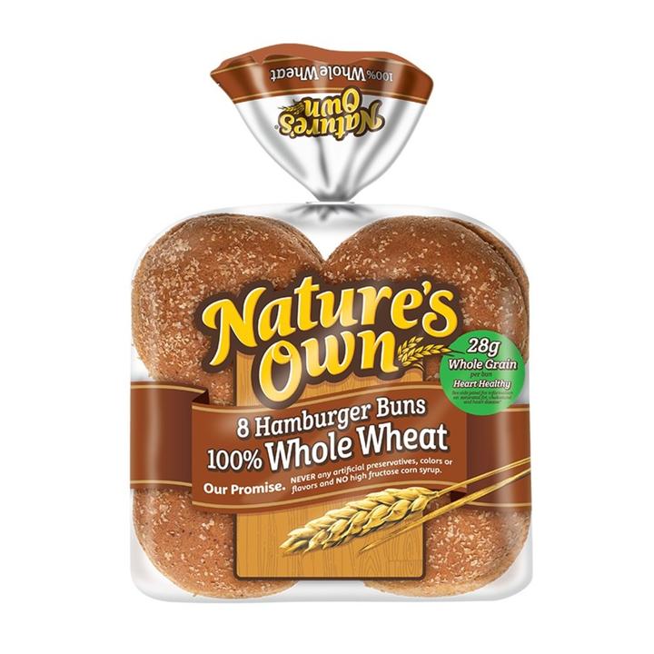 Natures Own Pan Para Hamburguesa Trigo Entero 425 - H-E-B México