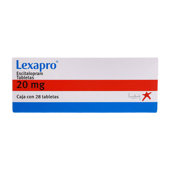 Lundbeck Lexapro 20 Mg Tab 28 Escitalopram 28 Pz - H-E-B México