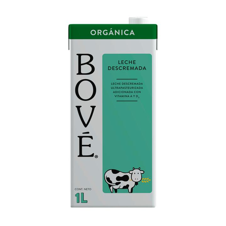 Bove Leche Descremada Orgánica 1 L - Mi Tienda del Ahorro