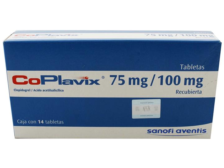 Sanofi Rx Coplavix 75/100 Mg Tabletas 14 Pz - H-E-B México