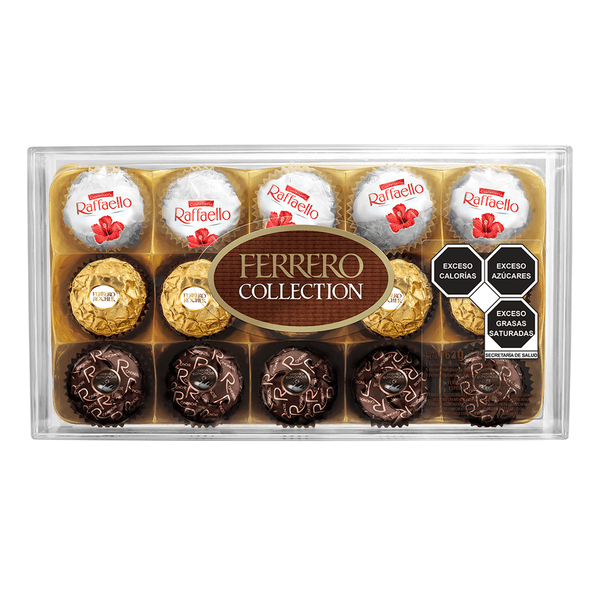 Ferrero Rocher Chocolates Varios Sabores 162 g 15 pz - H-E-B México