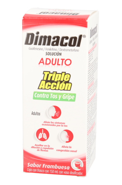 Dimacol Adulto Jarabe para la Tos Triple Acción 60 ml - H-E-B México