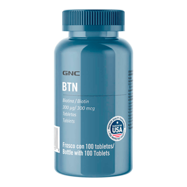 Gnc Biotina en Tabletas Btn300 Mcg 100 Pz - H-E-B México