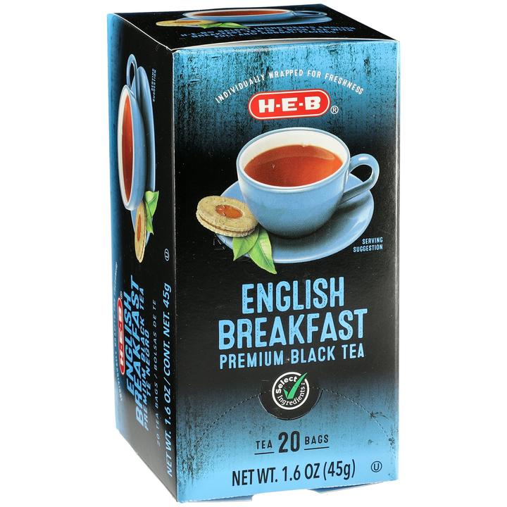 HEB Té Negro English Breakfast Premium 45 g - H-E-B México