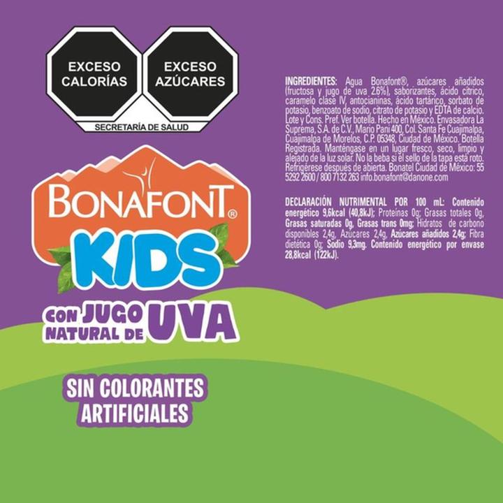 Bonafont Kids Agua con Jugo Natural de Uva Tapa Chupón 300 ml - H-E-B ...