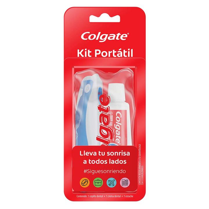 Colgate Kit de Viaje Cepillo + Pasta Dental - Mi Tienda del Ahorro