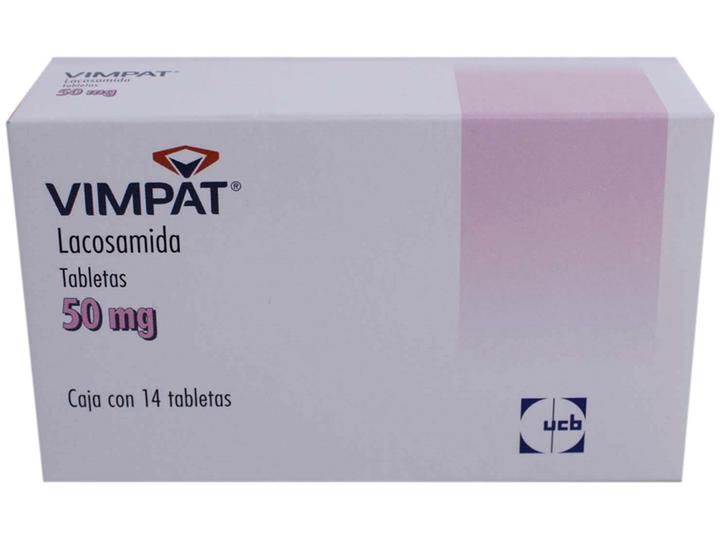 U.C.B. Vimpat 50mg Tab 14 Lacosamida 14 Pz - H-E-B México