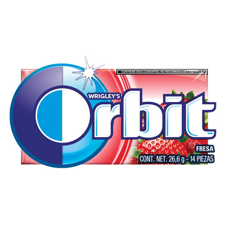 Orbit Fresa Chicles de Menta sin Azúcar 26.6 g con 14 pz - H-E-B México