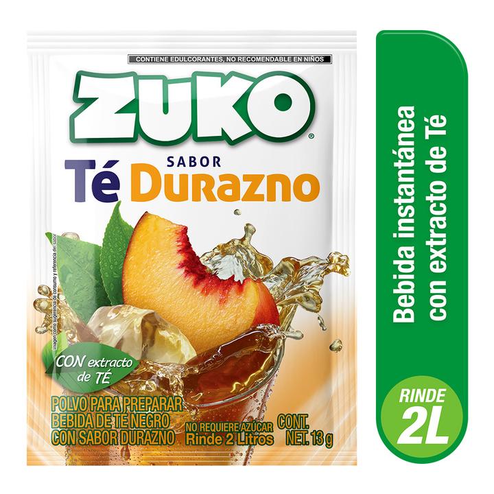 Zuko Bebida en Polvo Té Helado 13 g - H-E-B México