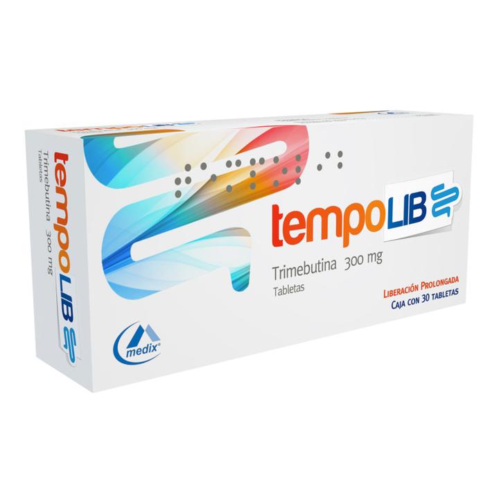 Medix Tempolib 300 Mg 30 Tab Trimebutina 30 Pz - H-E-B México