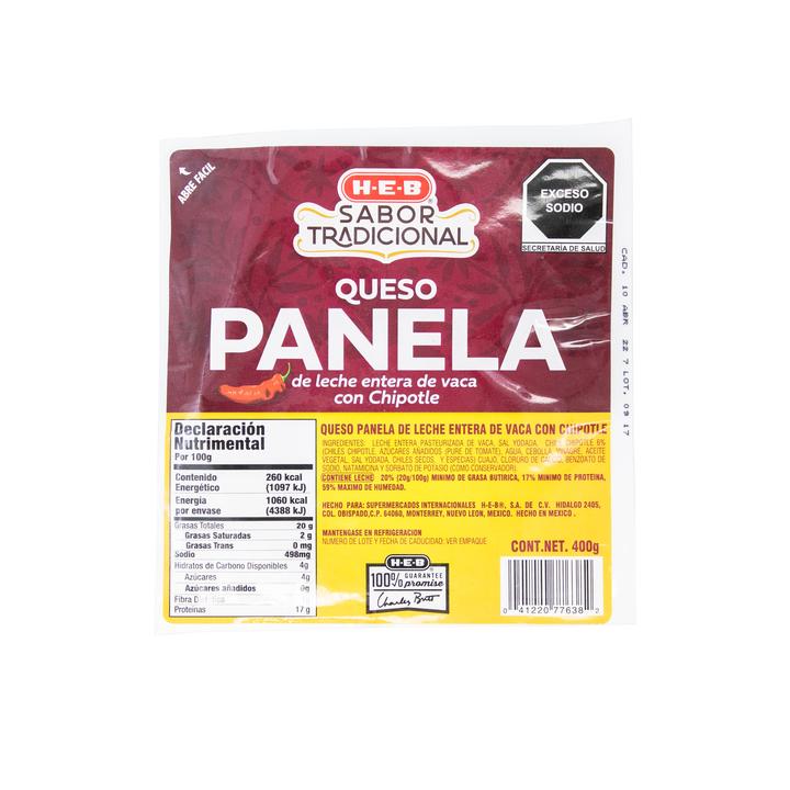 Heb Sabor Tradicional Queso Panela con Chipotle 40 - H-E-B México