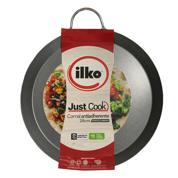 Ilko Comal Acero Antiadherente Acero Inoxidable g - Mi Tienda del Ahorro