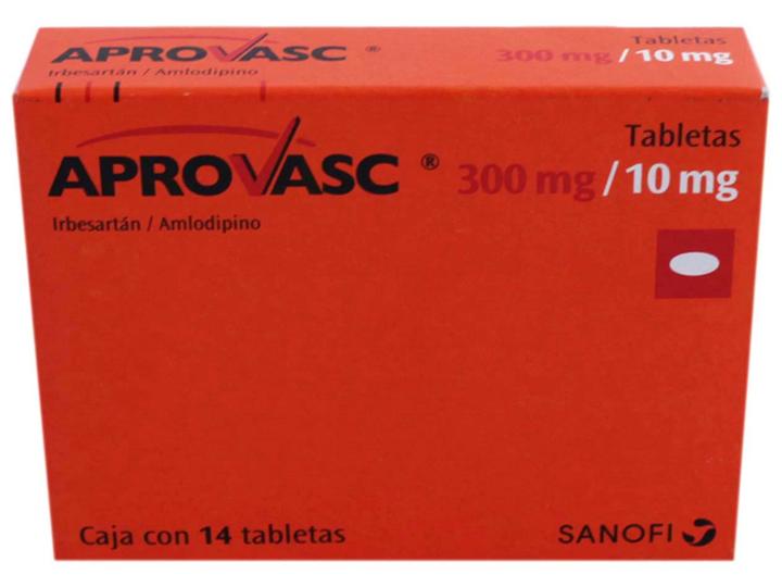 Sanofi Rx Aprovasc 300 Mg/10 Mg Tabletas 14 Pz - H-E-B México
