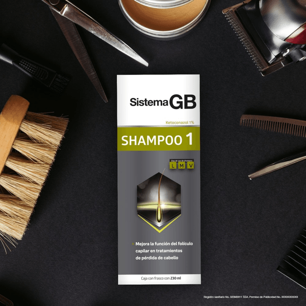 Sistema Gb Shampoo 1 Ketoconazol 1% Alopecia 230 ml - Mi Tienda del Ahorro