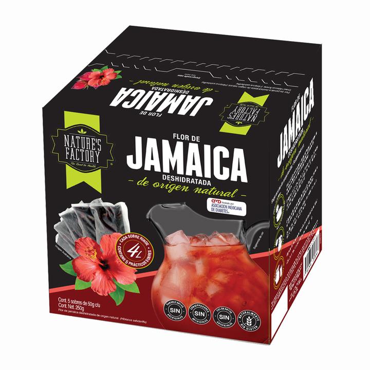 Natures Factory Te Flor de Jamaica Sachets 250 g - H-E-B México