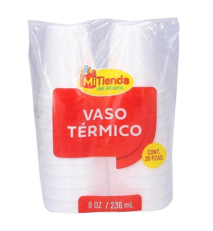 Mi Tienda Vasos Desechables 8oz Térmico 20 pz - H-E-B México