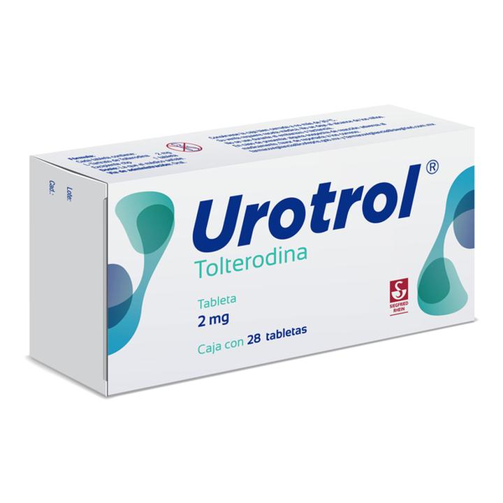 Urotrol Tolterodina 2 mg con 28 Tabletas - H-E-B México