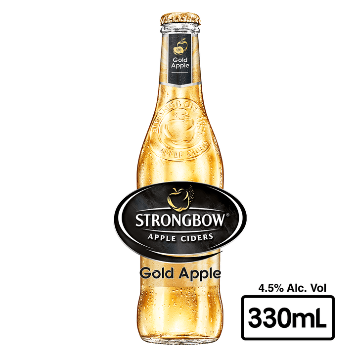 Strongbow Sidra Gold Apple Sin Gas 300 Ml - H-E-B México