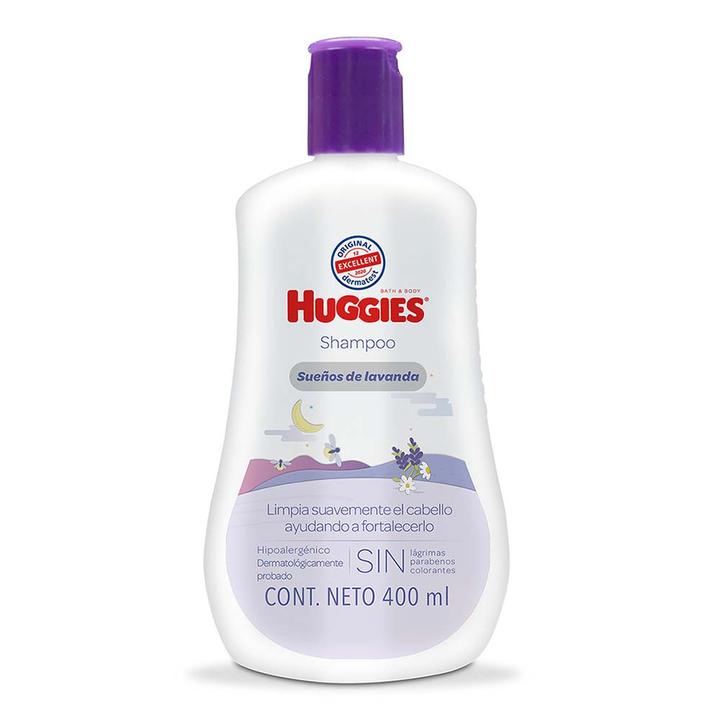 Huggies Shampoo Para Bebé Sueños de Lavanda 400 Ml - Mi Tienda del Ahorro
