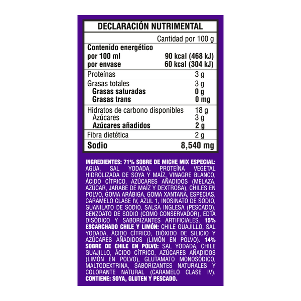 Vaso Escarchado Miche Mix Lista Especial 1 Pz - Mi Tienda del Ahorro