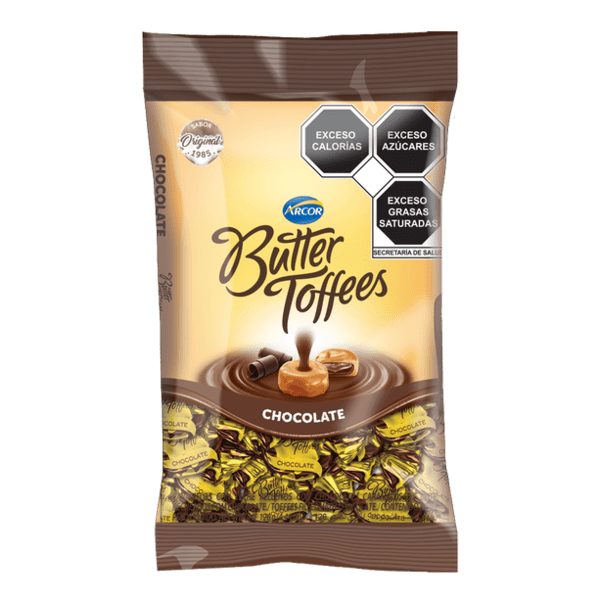 Arcor Caramelo Butter Toffees Chocolate 1 Pz - H-E-B México