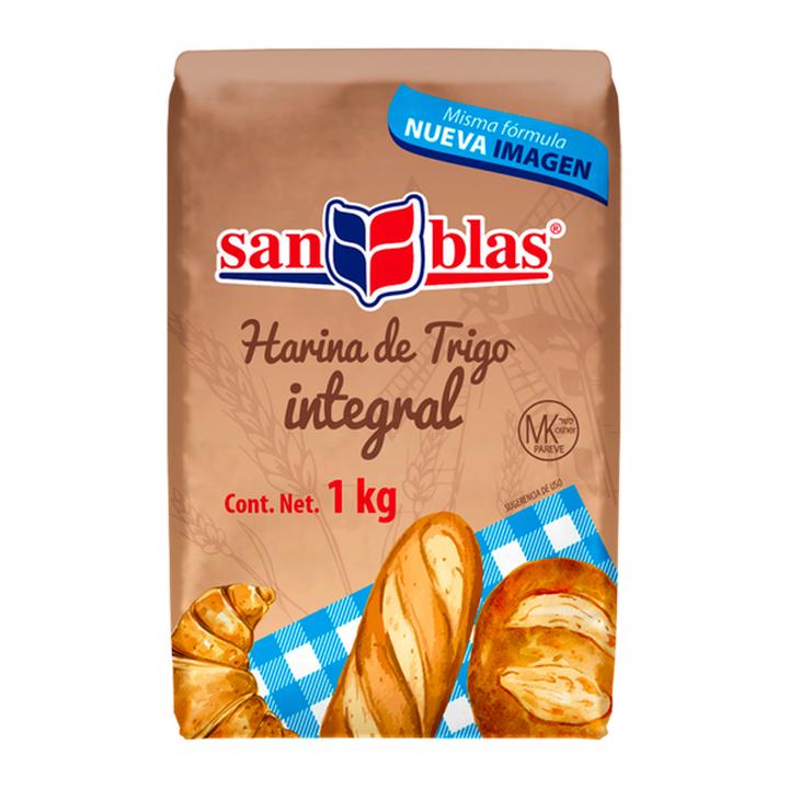 San Blas Harina de Trigo Integral 1 Kg - H-E-B México